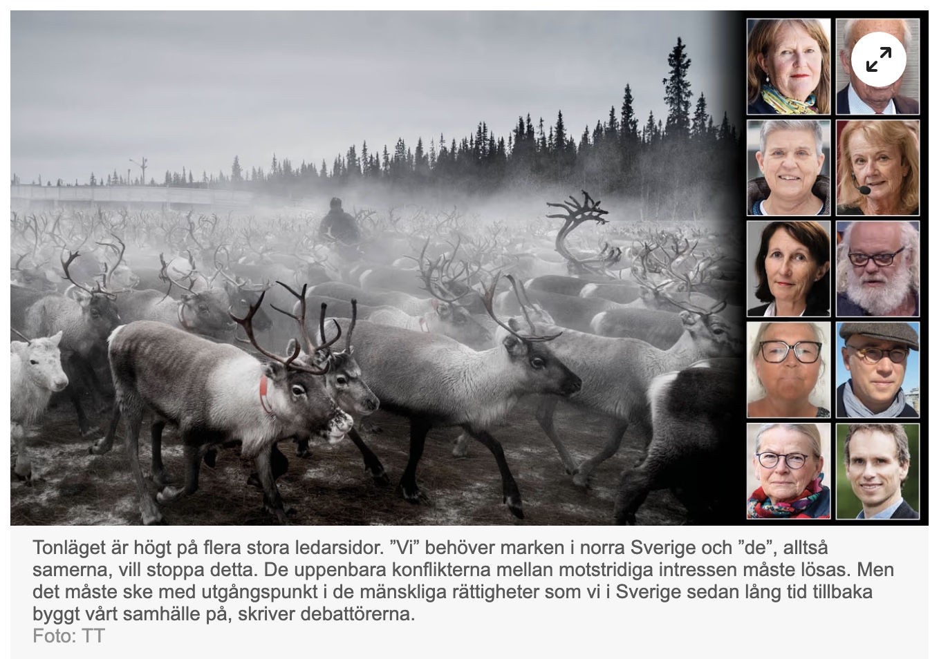 Tungt stöd nu för samerna i hatkampanjen från ledarsidorna - Tor Tuorda